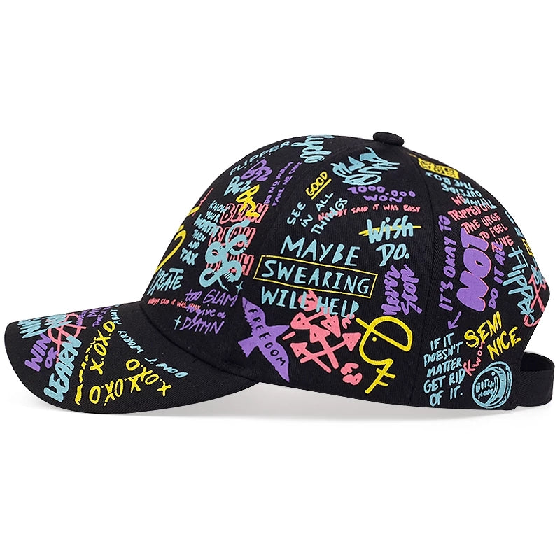 Graffiti Baseball Cap – GhallasGoth